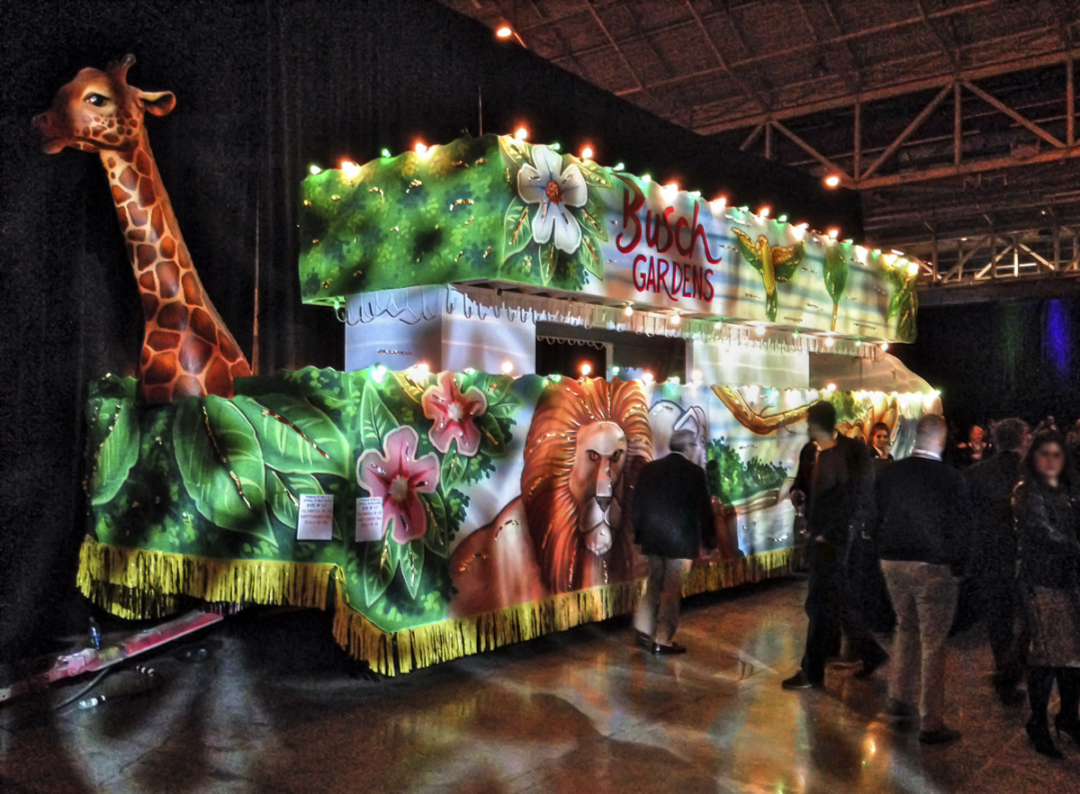 Preview of 2015 Mardi Gras Float Busch Gardens – latoga photography